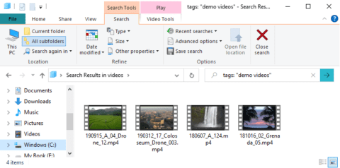 How to organize video files